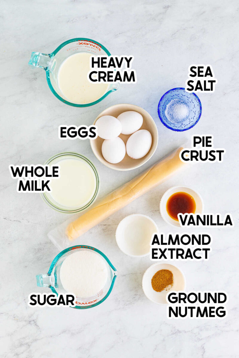 Easy Custard Pie Recipe (Old Fashioned Recipe) - Play Party Plan