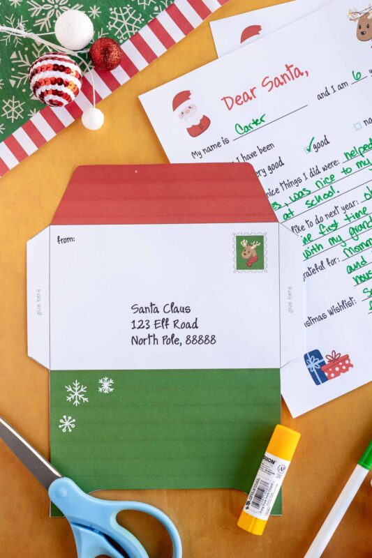 Free Printable Letter to Santa Templates for Kids - Play Party Plan