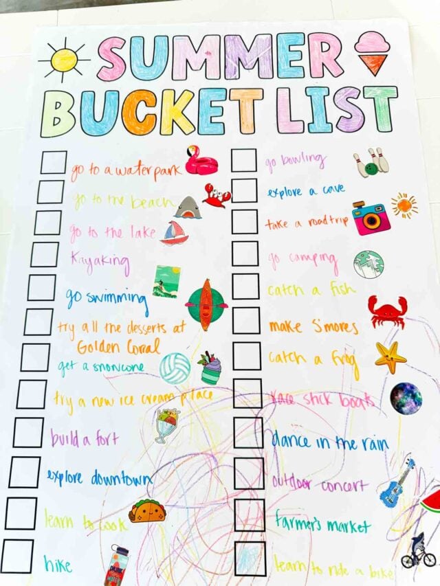 The Ultimate Summer Bucket List (Free Printable) - Play Party Plan