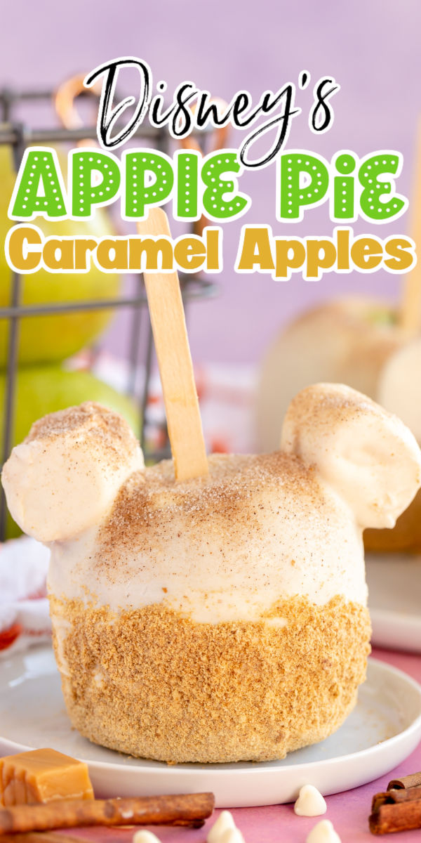 The Best Apple Pie Caramel Apples (Disney Copycat Recipe) - Play Party Plan