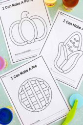 24 Free Printable Fall Playdough Mats for Kids - Play Party Plan
