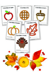 24 Free Printable Fall Playdough Mats for Kids - Play Party Plan