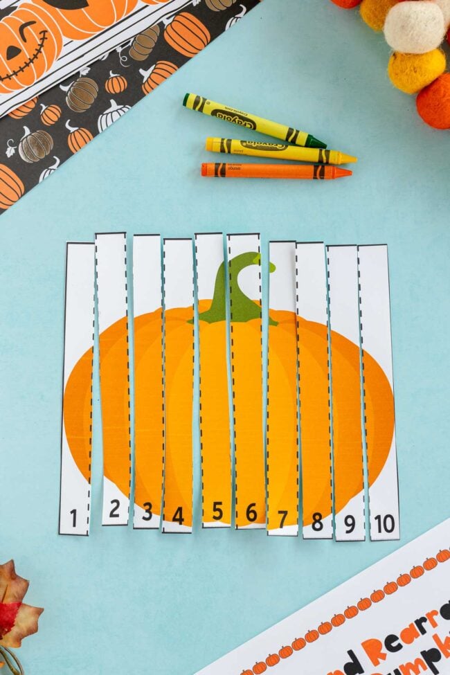 Free Printable Pumpkin Worksheets (Preschool and Older) - Play Party Plan