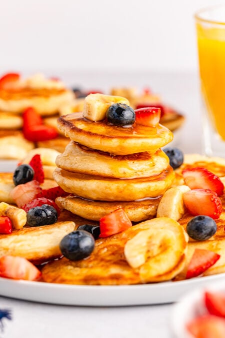 Easy Mini Pancakes Recipe - Play Party Plan