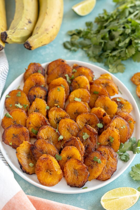 The Best Fried Sweet Plantains (Maduros) - Play Party Plan