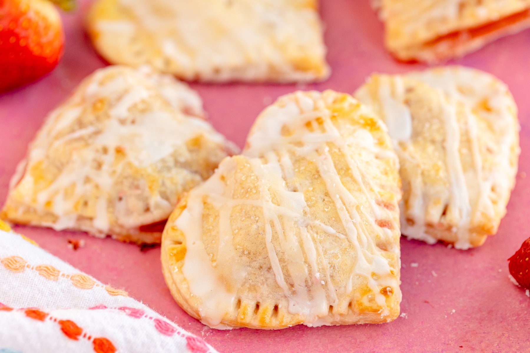 Easy Baked Strawberry Hand Pies - Play Party Plan