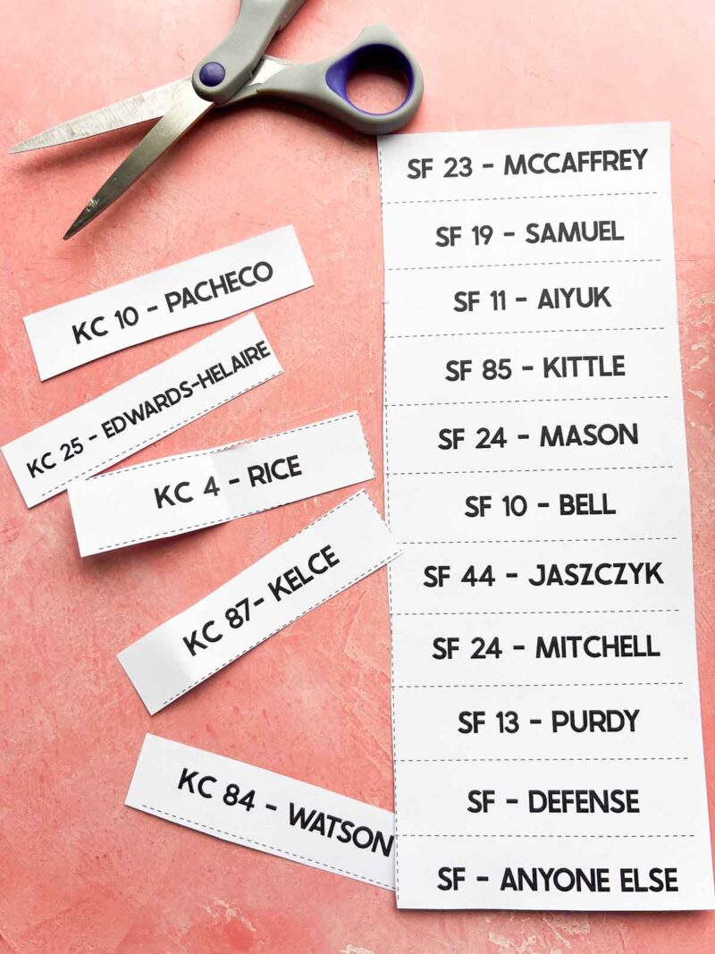 Super Scorers Printable Super Bowl Game - Play Party Plan