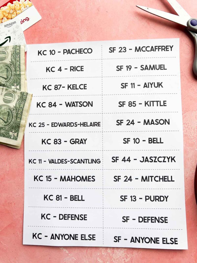 Super Scorers Printable Super Bowl Game - Play Party Plan