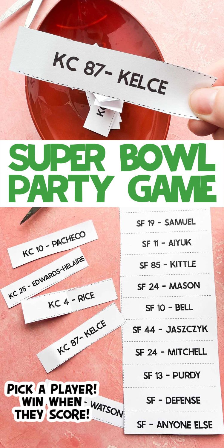 Super Scorers Printable Super Bowl Game - Play Party Plan