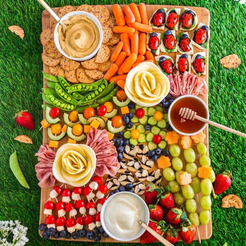 Picnic Charcuterie Board - Play party Plan