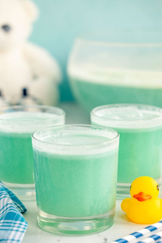 Non-Alcoholic Blue Punch (for Baby Shower!) - Play Party Plan