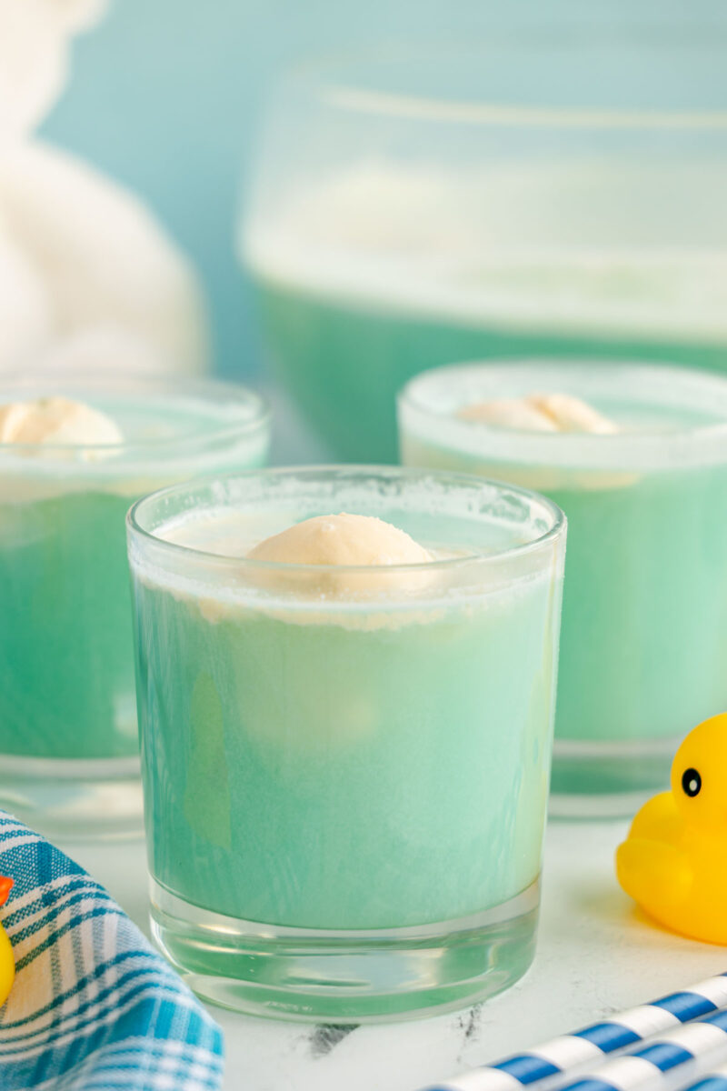 Non-Alcoholic Blue Punch (for Baby Shower!) - Play Party Plan