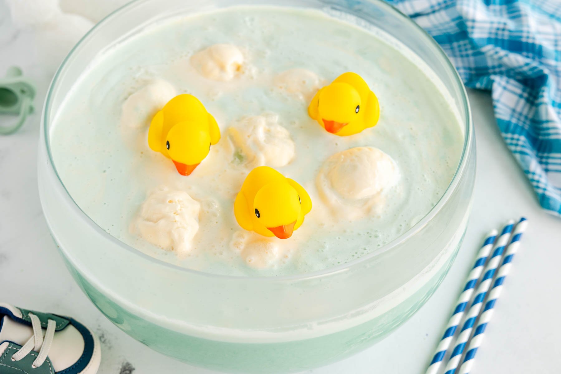 Non-Alcoholic Blue Punch (for Baby Shower!) - Play Party Plan