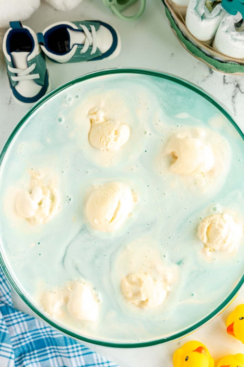 Non-Alcoholic Blue Punch (for Baby Shower!) - Play Party Plan