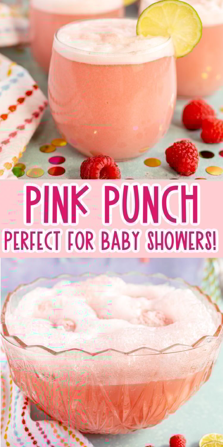Pink Punch Recipe (Baby Shower Punch) - Play Party Plan