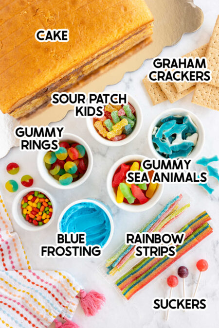 Simple Beach Cake Idea - Play Party Plan