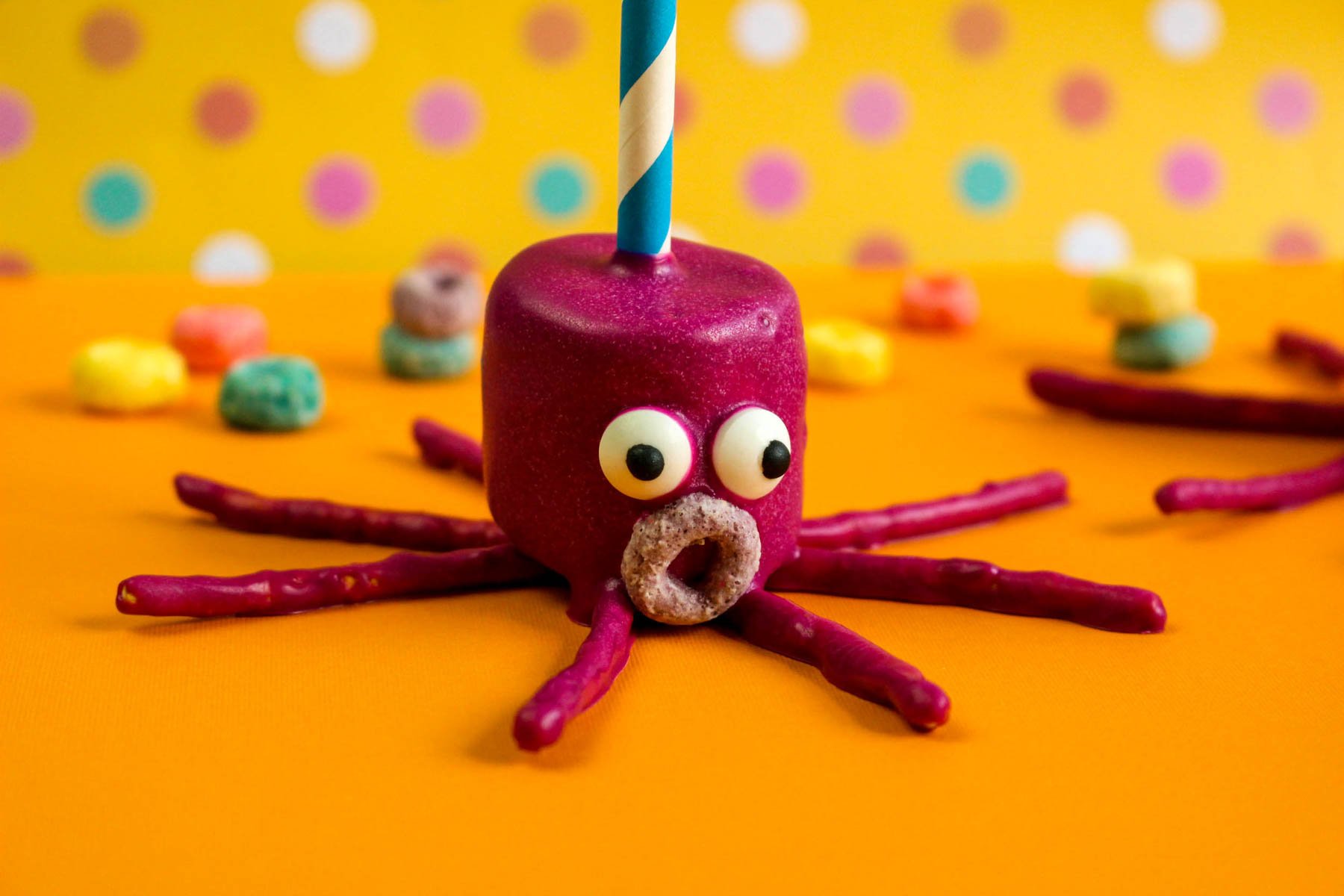 Octopus Marshmallow Pops - Play Party Plan