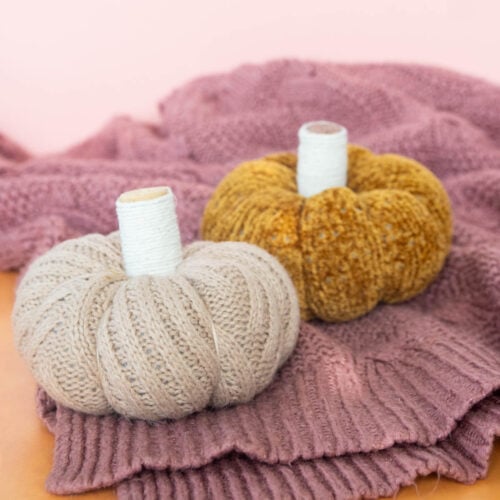 DIY Sweater Pumpkin Craft - Play Party Plan