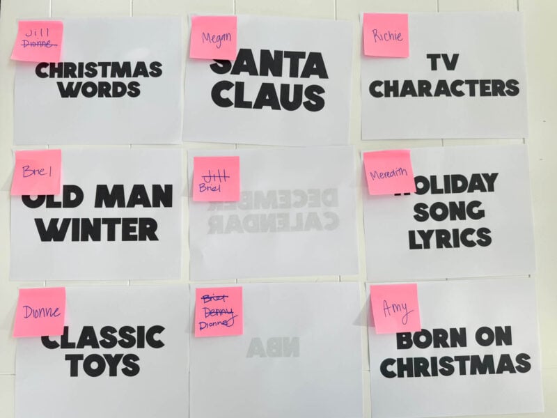 The Floor Inspired Christmas Game - Play Party Plan
