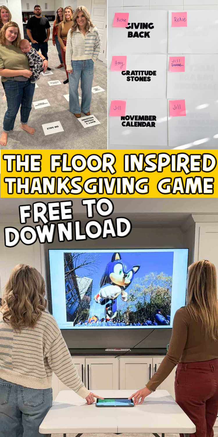 The Floor Inspired Thanksgiving Game - Play Party Plan
