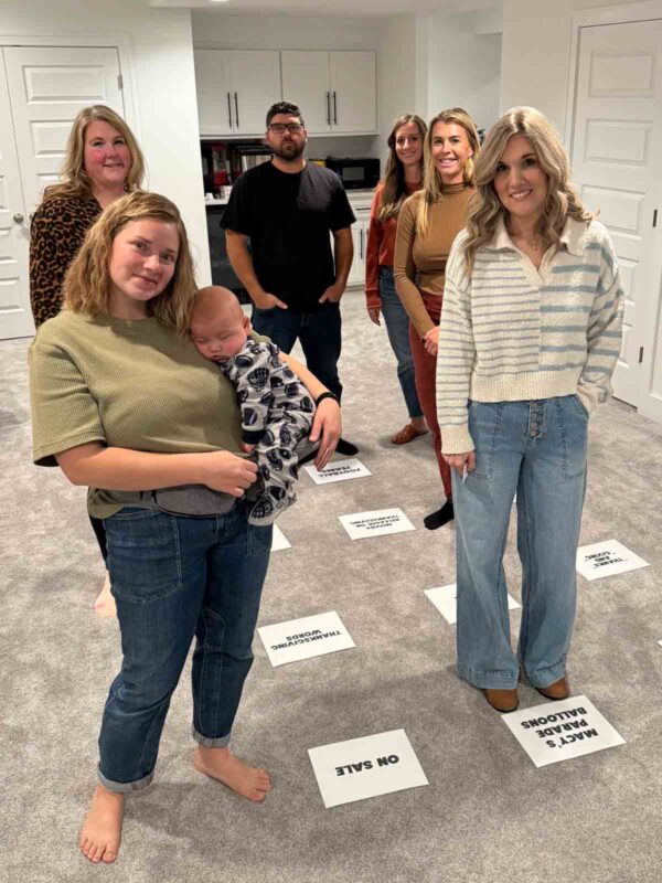 The Floor Inspired Christmas Game - Play Party Plan