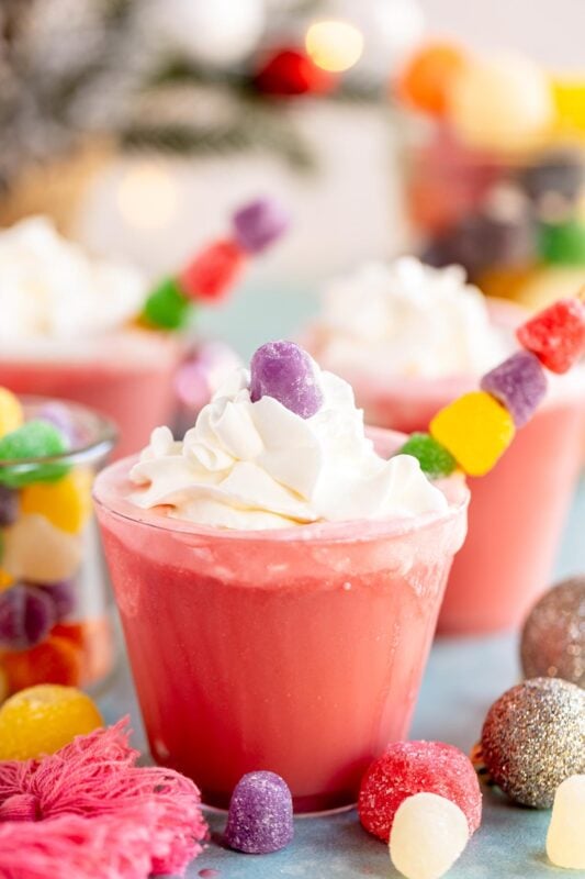 2-Ingredient Christmas Gumdrop Punch - Play Party Plan