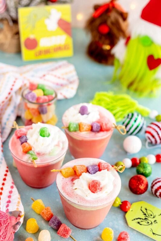 2-Ingredient Christmas Gumdrop Punch - Play Party Plan
