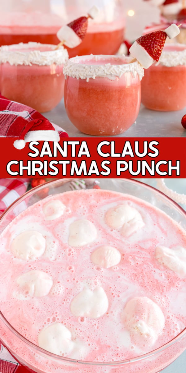 Santa Claus Christmas Punch for Kids - Play Party Plan