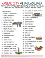 Super Bowl Cities Trivia Game - Play Party Plan