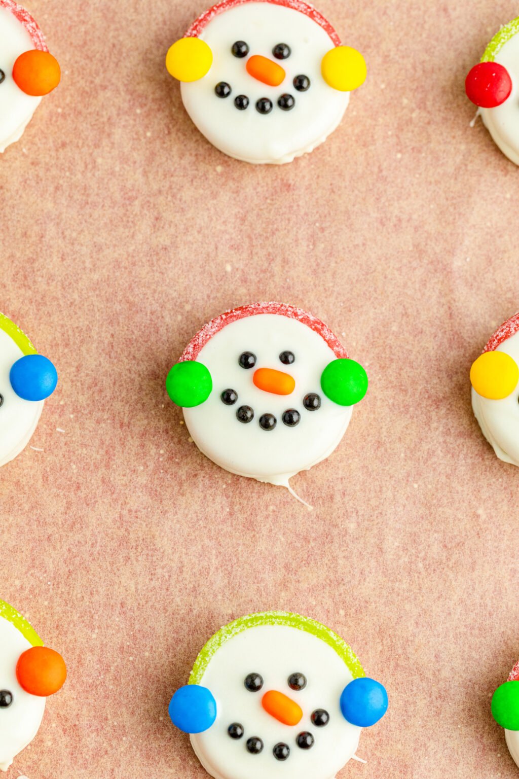 No Bake Oreo Snowman Cookies