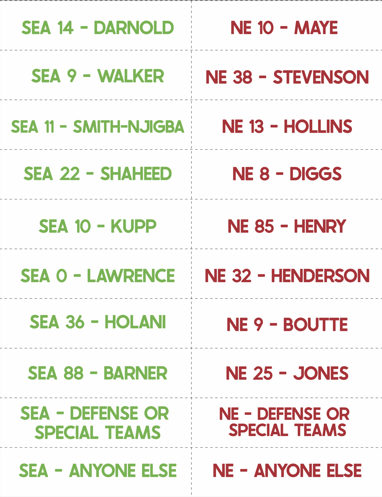 Super Scorers Printable Super Bowl Game - Play Party Plan