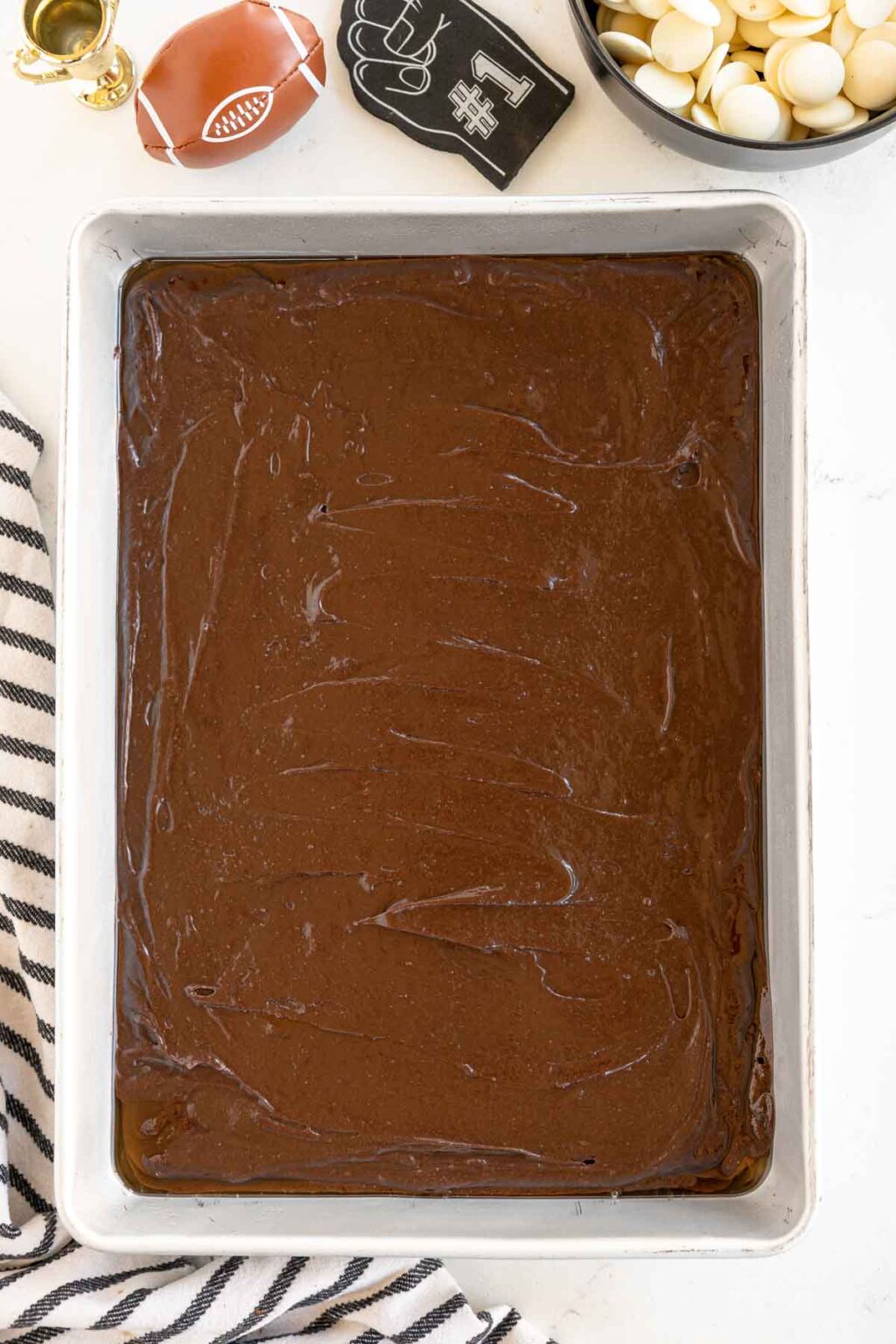 Easy Homemade Football Brownies - Play Party Plan