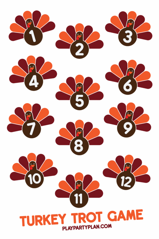 Turkey Trot Thanksgiving Game - Play Party Plan