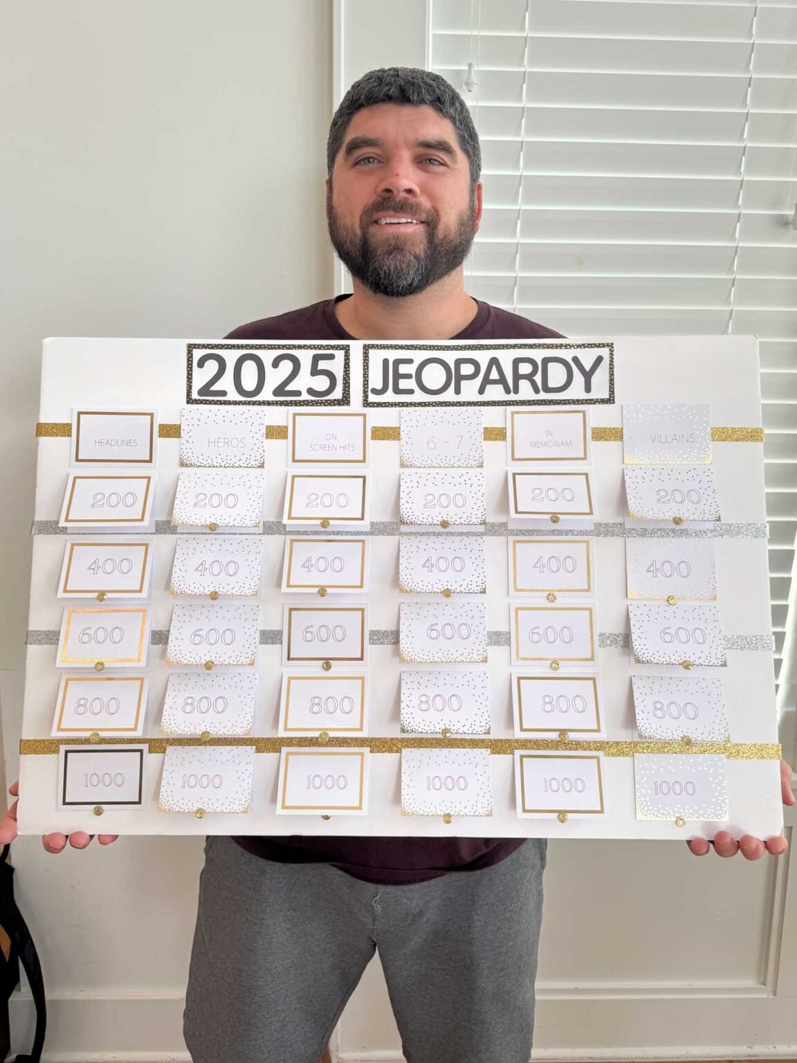 Free Printable 2025 New Year's Eve Jeopardy Game